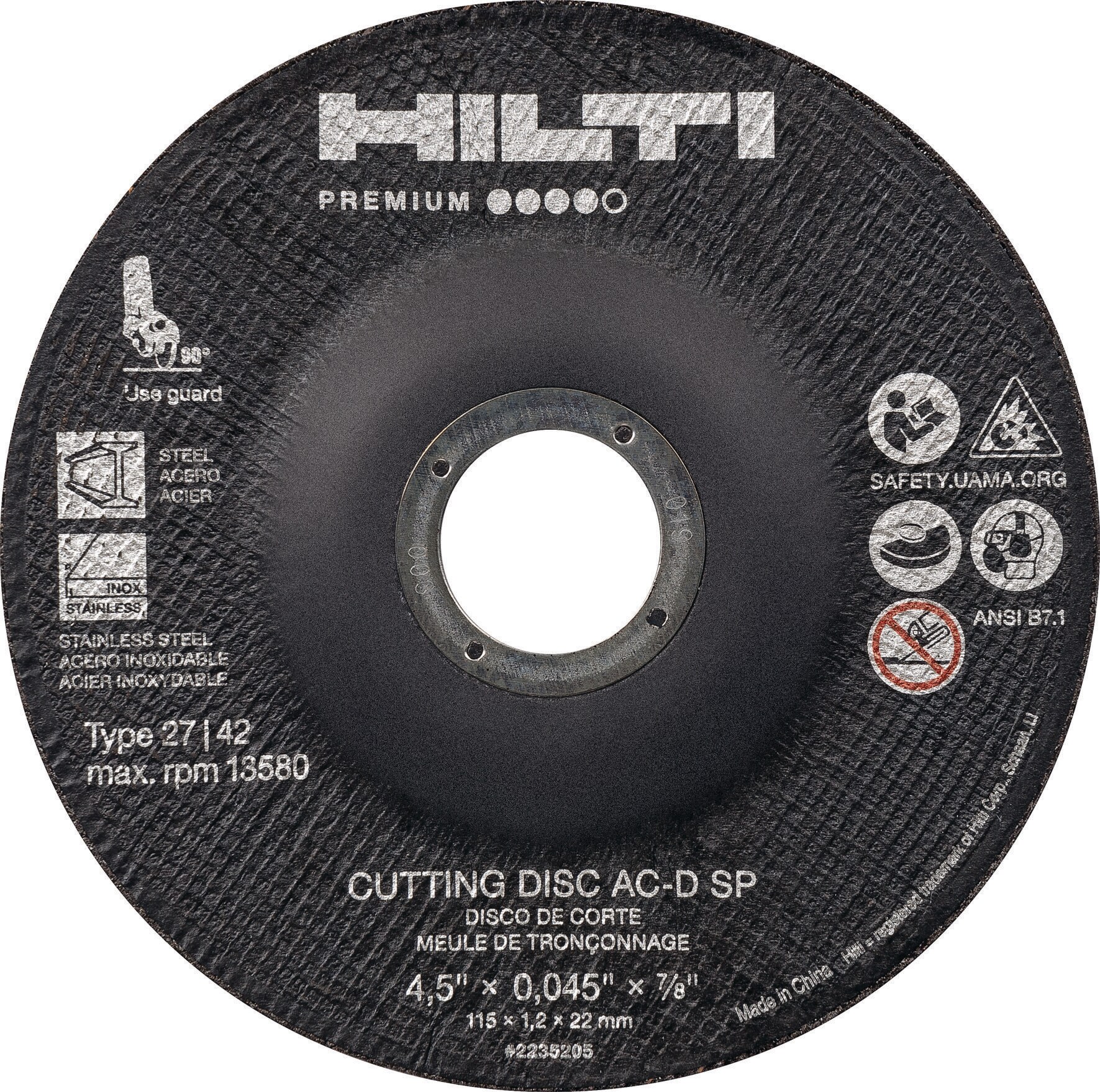 AC-D SP Type 27 Cut-off wheel - Abrasives - Hilti USA