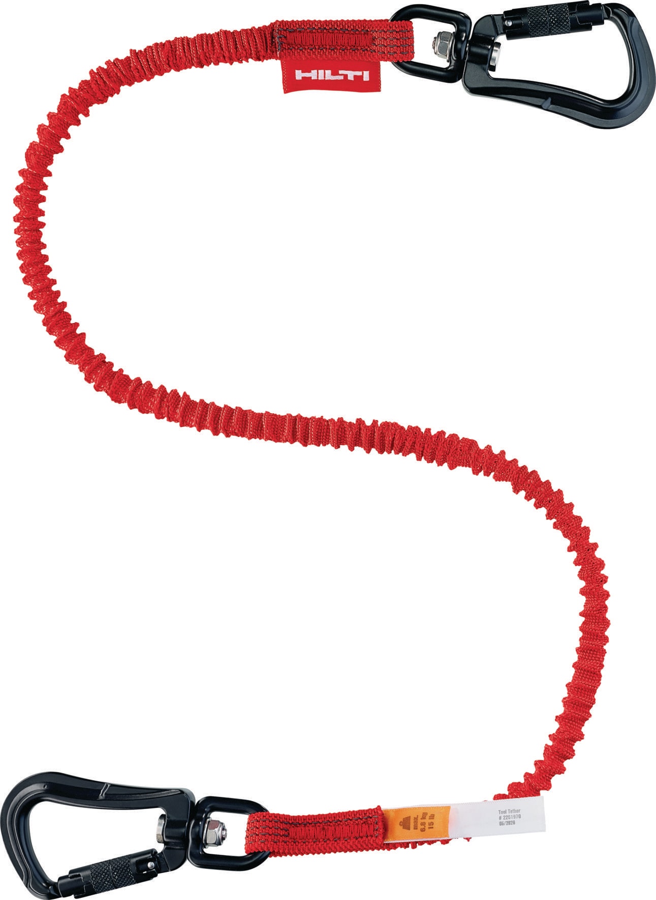 Tool tether 15lbs double carabiner - Safety gear - Hilti USA